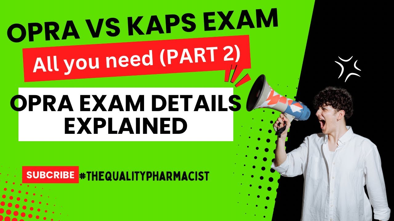 OPRA Exam | New KAPS Replacement Explained KAPS VS OPRA | Overseas ...