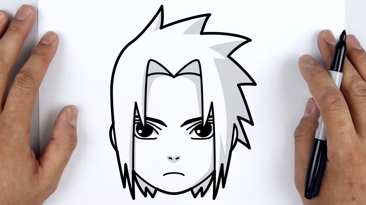 How to DRAW KID SASUKE from Naruto Shippuden - Easy Step By Step Anime ...