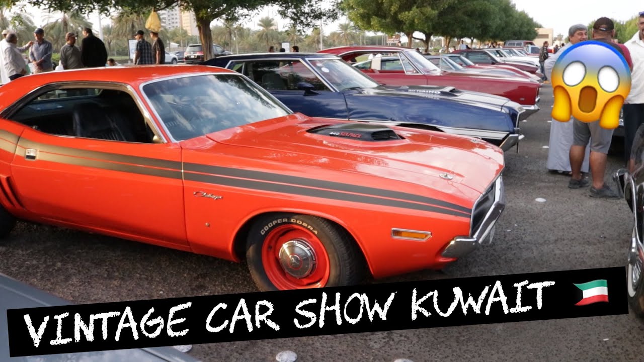 VINTAGE CAR SHOW @KUWAIT TOWER - YouTube