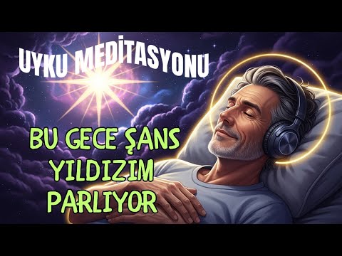 BU GECE ŞANS YILDIZIMIN ALTINDA UYUYORUM –OLUMLAMALARLA UYKU MEDİTASYONU