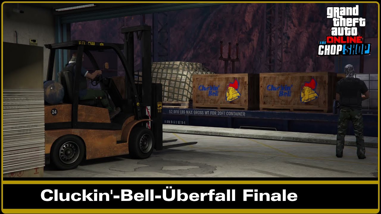 GTA Online //417 Cluckin'-Bell-Übefall Tatort(Finale) - YouTube