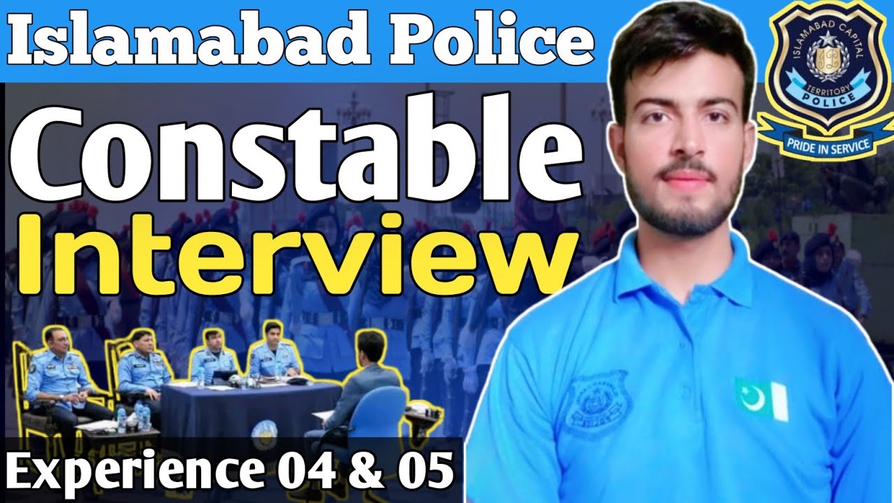 Pakistan Police Interview 2024 | Police Interview Experience| Ahmed ...