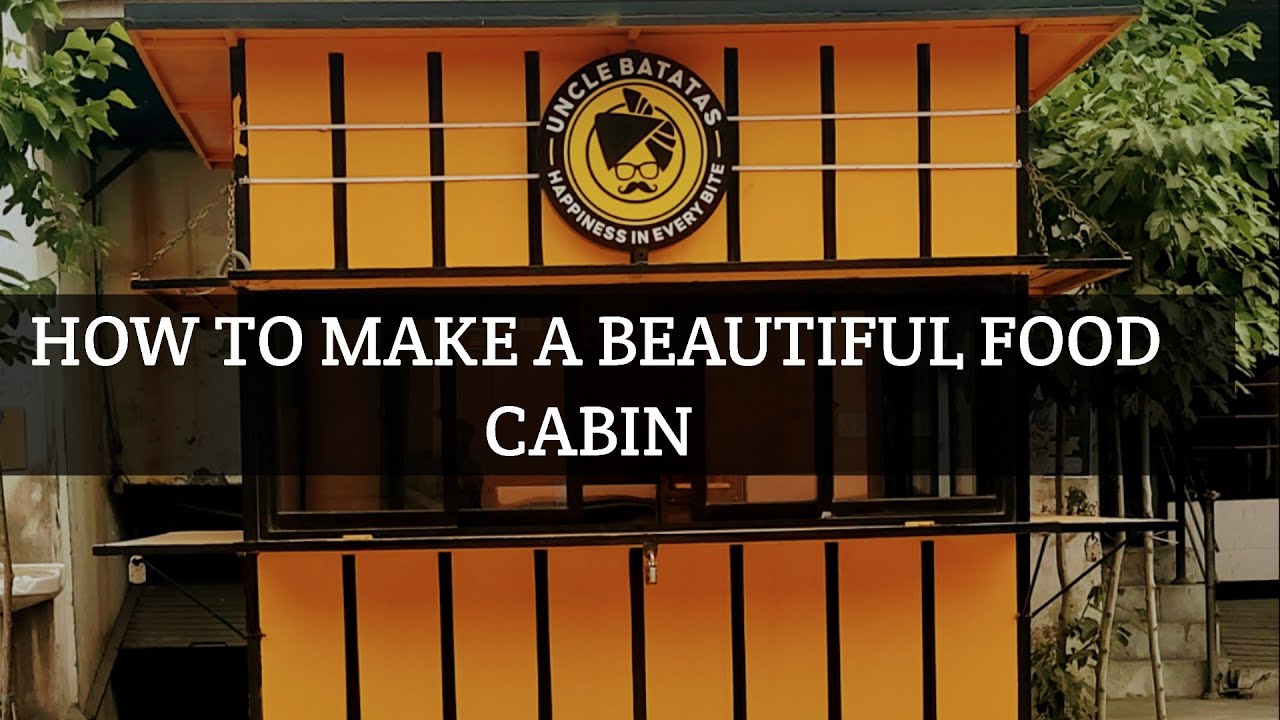 How to make a beautiful fast food cabin - YouTube