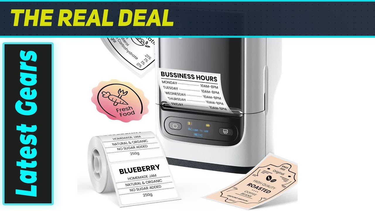 POLONO PM220S: Best Portable Label Maker for Small Business? - YouTube