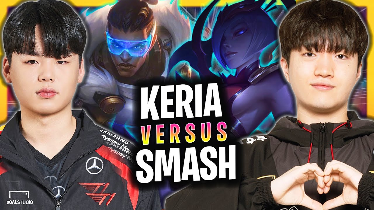 T1 KERIA ELISE vs T1 SMASH LUCIAN! | T1 Keria Plays Elise Support vs T1 ...