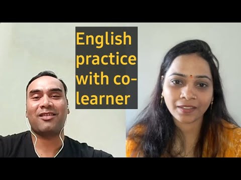 English practice with co-learner #english@learnenglishwithneel - YouTube