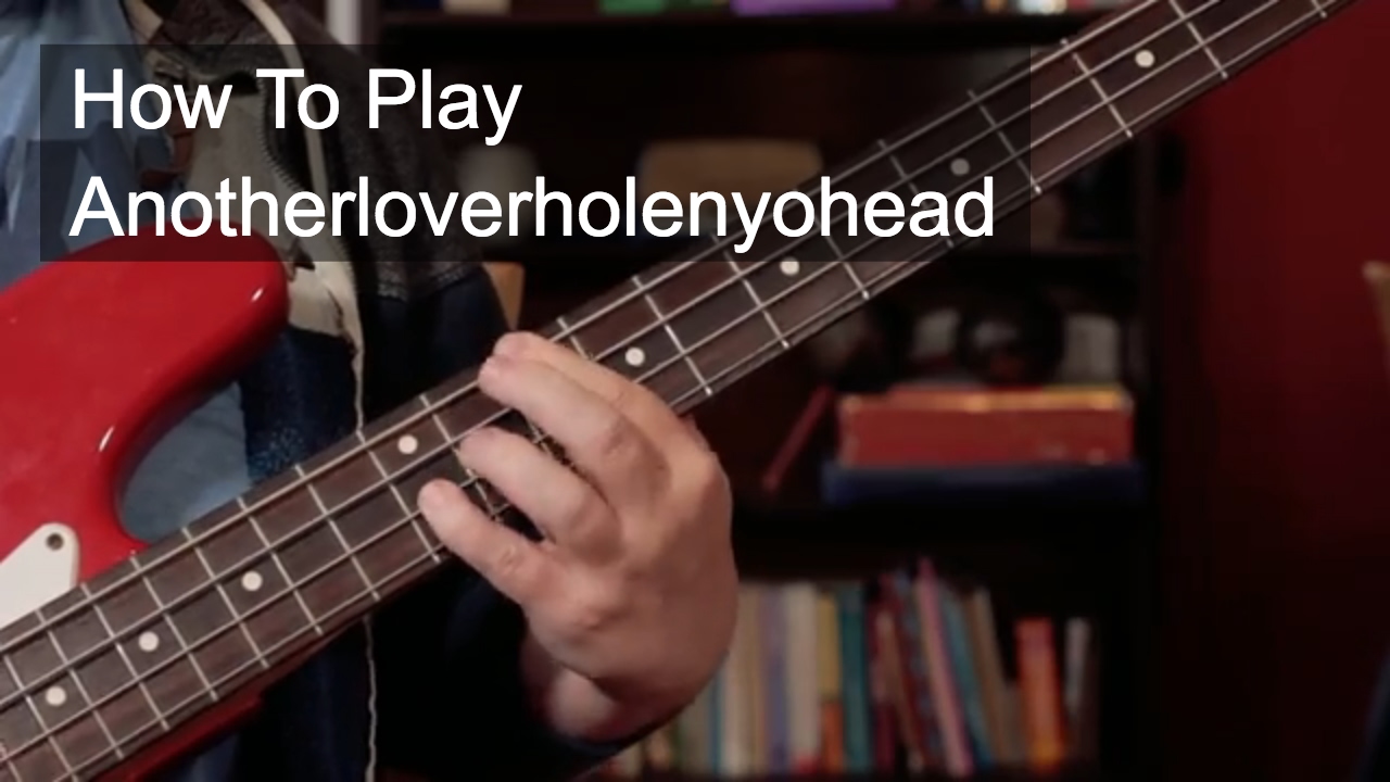 'Anotherloverholenyohead' Prince Bass and Guitar Lesson - YouTube