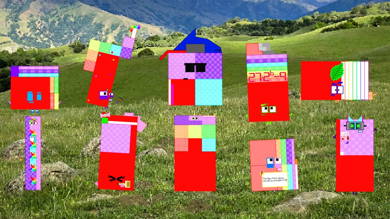 Numberblocks Band Retro 1711 to 1720 Each Sounds - YouTube