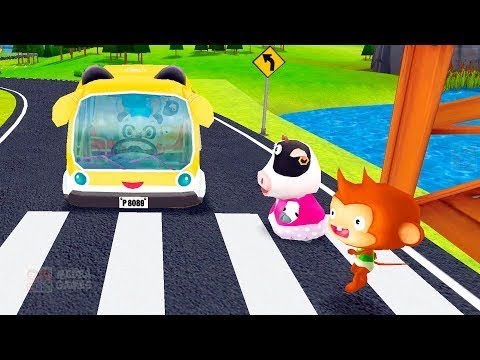Bus Driver - Learn Bus Driving & Traffic Signs Symbols - Dr Panda Games ...