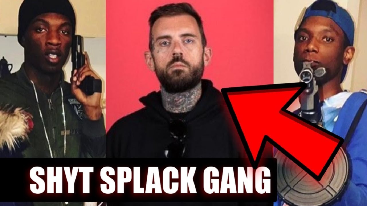 Adam22 Receives 'THRE@TS' from Wooski Hadiway Gang Members - YouTube