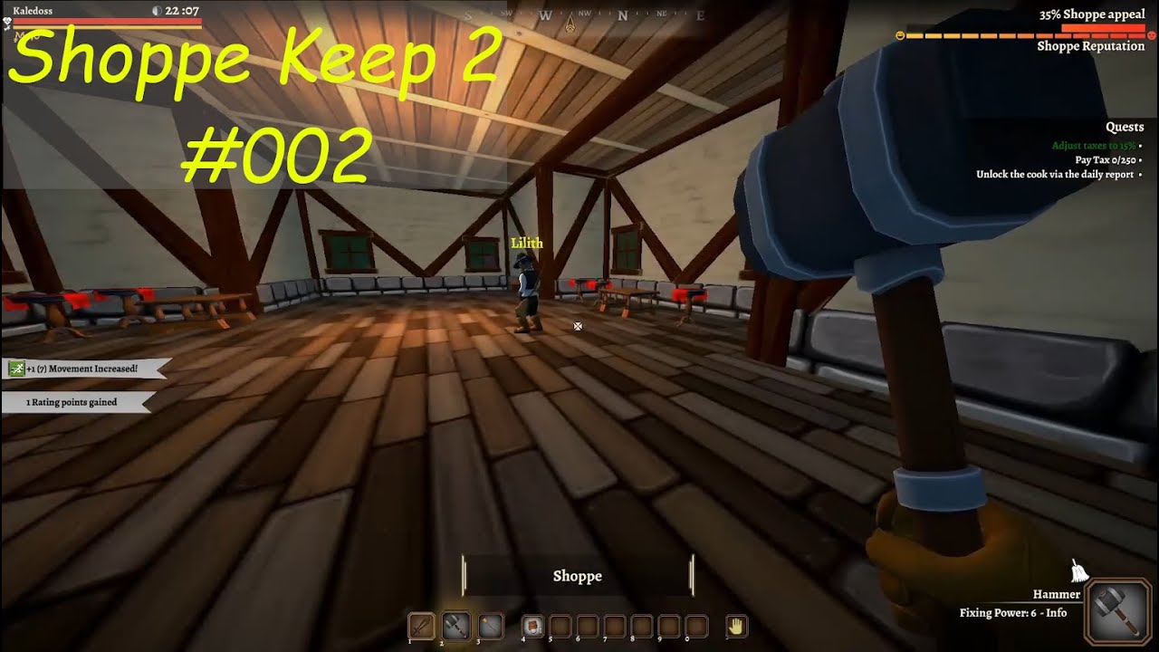 Shoppe Keep 2 #002 - Lasset uns den Shop eröffnen - YouTube