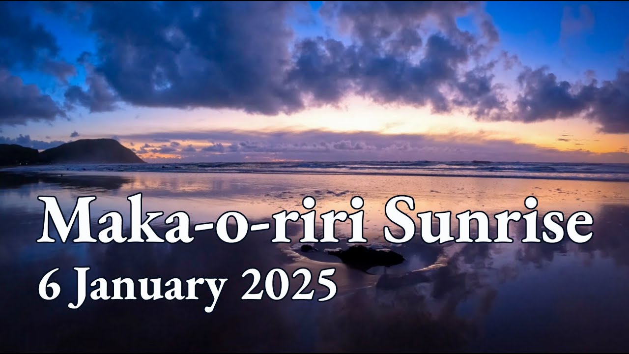 World's first sunrise, daily. Relax and watch the day dawn: 6 January ...