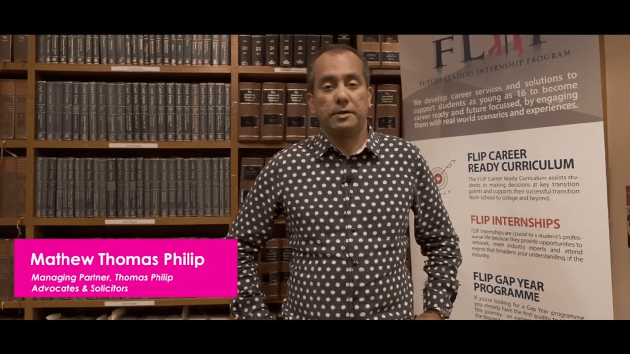 Thomas Philip Advocates & Solicitors at FLIP Program - YouTube