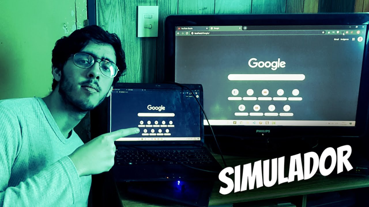 CREE UN SIMULADOR DE GOOGLE (REAL) - YouTube