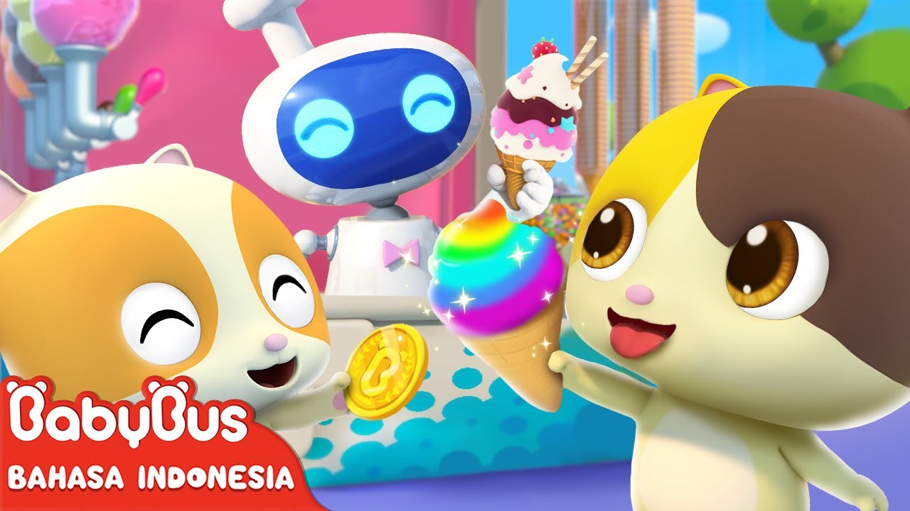 Mesin Penjual Es Krim Ajaib 🍧🍦| Si Imut Timi & Mimi | Lagu Anak-anak ...