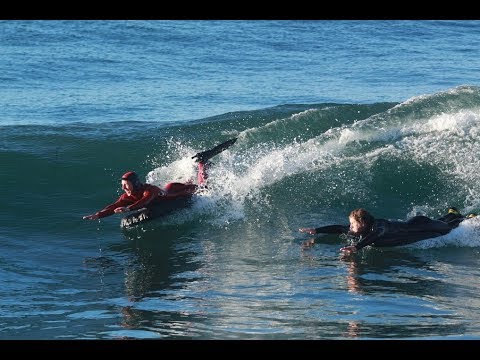 Mat surfing Rockview Santa Cruz January 28, 2018 - YouTube