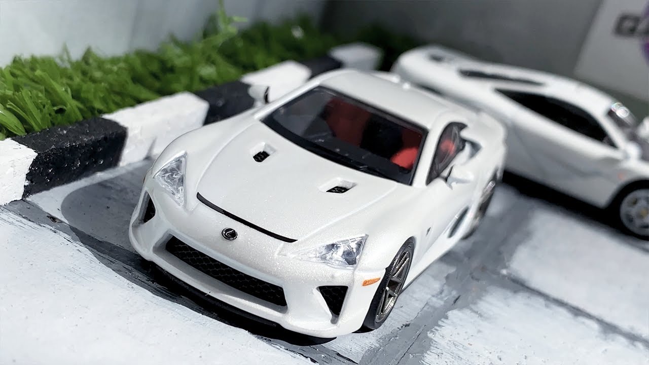Lexus LFA Pearl White CM Model Unboxing and Closer Look - YouTube