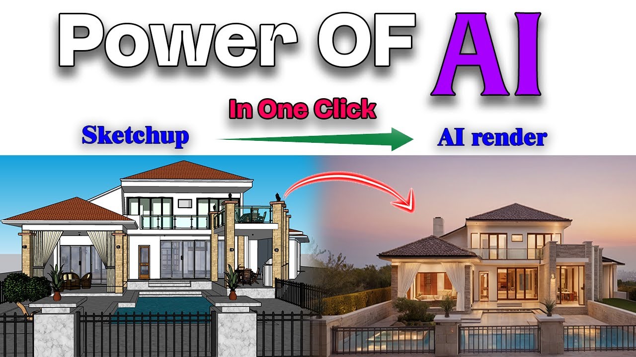 Modelling in SketchUp and Rendering with AI | Top Best AI Tools For ...