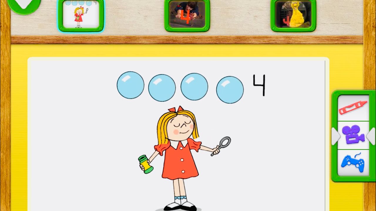 Elmo Loves 123s | Learn Number 4 with Elmo & Friends! #toddlers #preschoolers #SesameStreet # ...