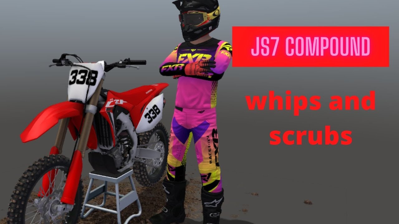 CRF250R-Whips and Scrubs-JS7 Compound-MXBikes *RAW* - YouTube