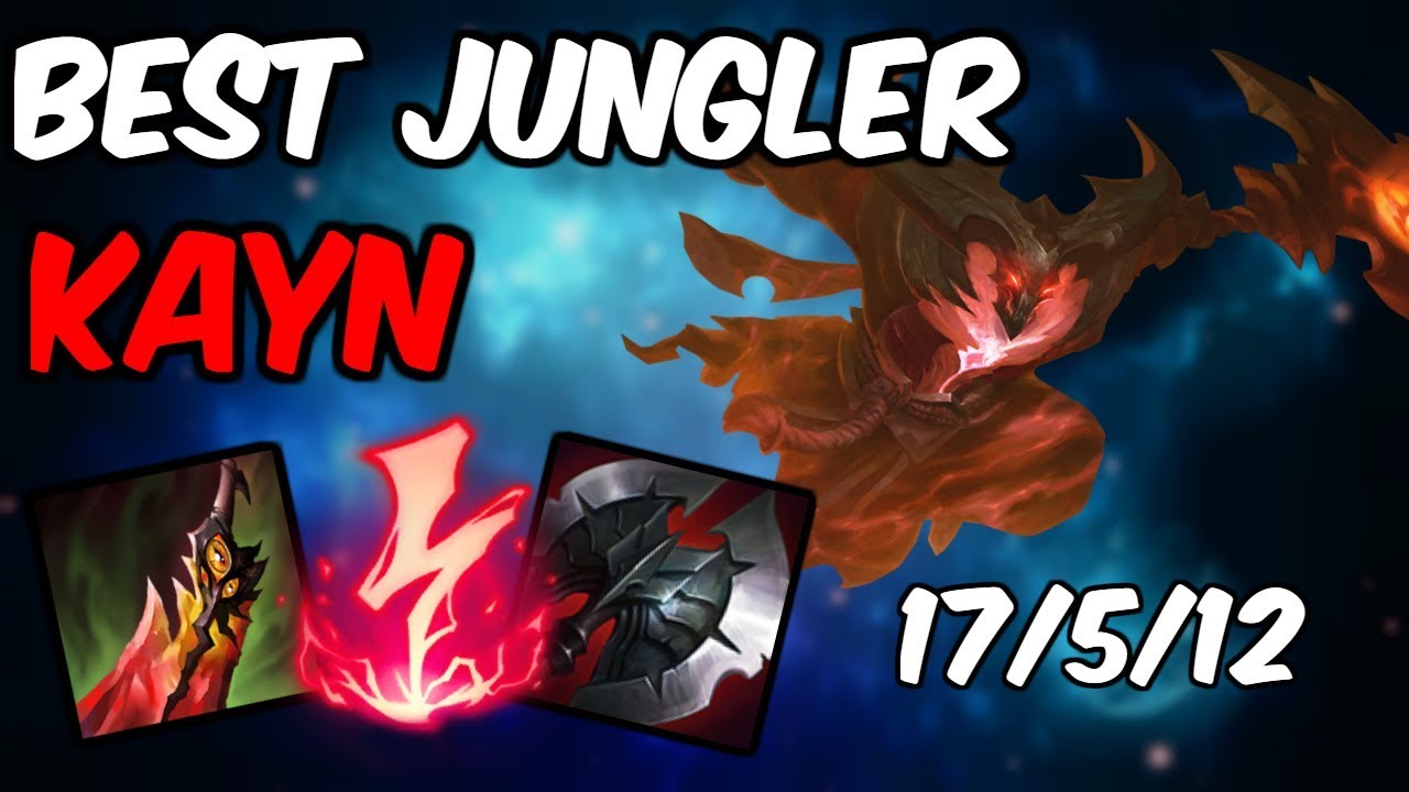 Kayn Jungle Gameplay! Season 8 | Best Jungler? (New runes) - YouTube