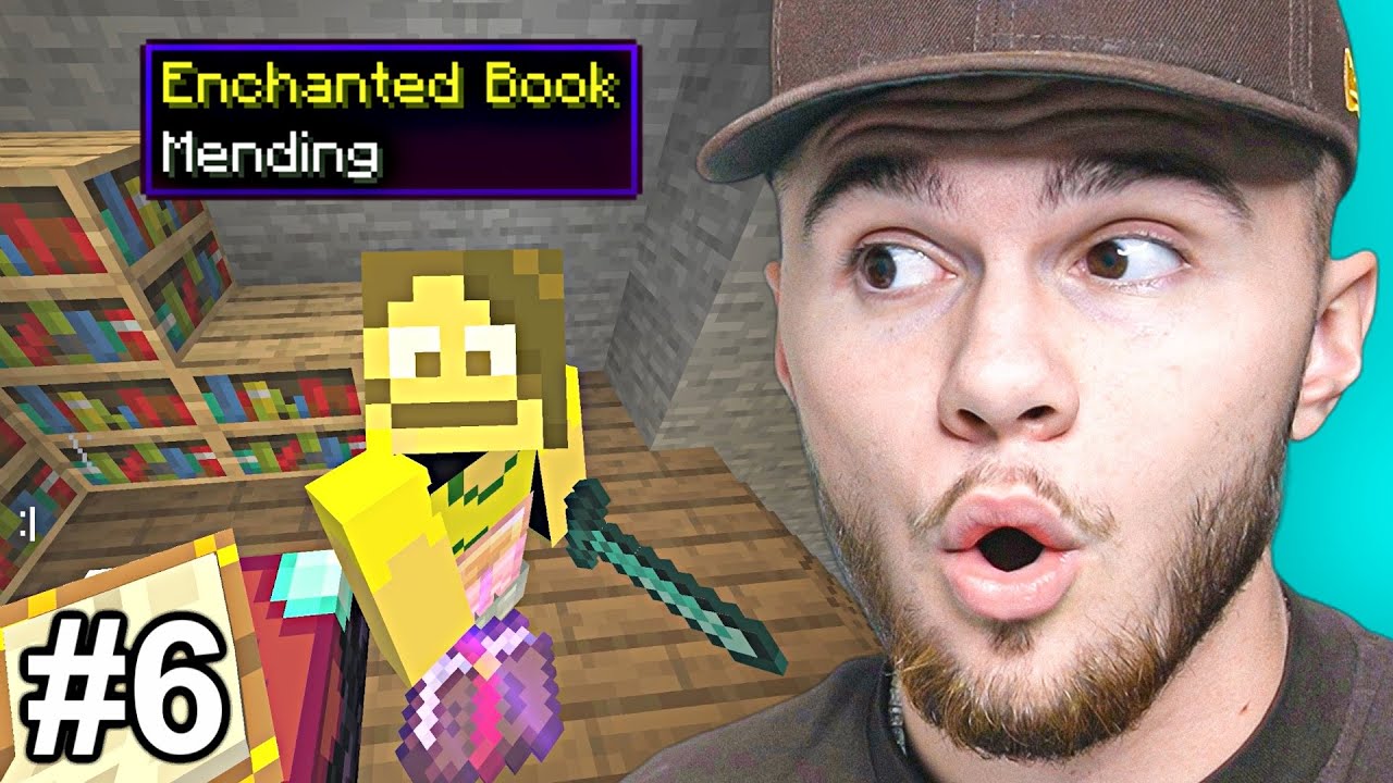 Dylan Plays Minecraft: #6 - MENDING BOOK! - YouTube