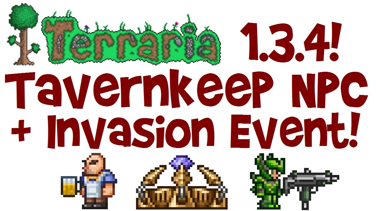 Eternia Crystal & Tavernkeep NPC! Terraria 1.3.4 Update Spoilers + Old ...
