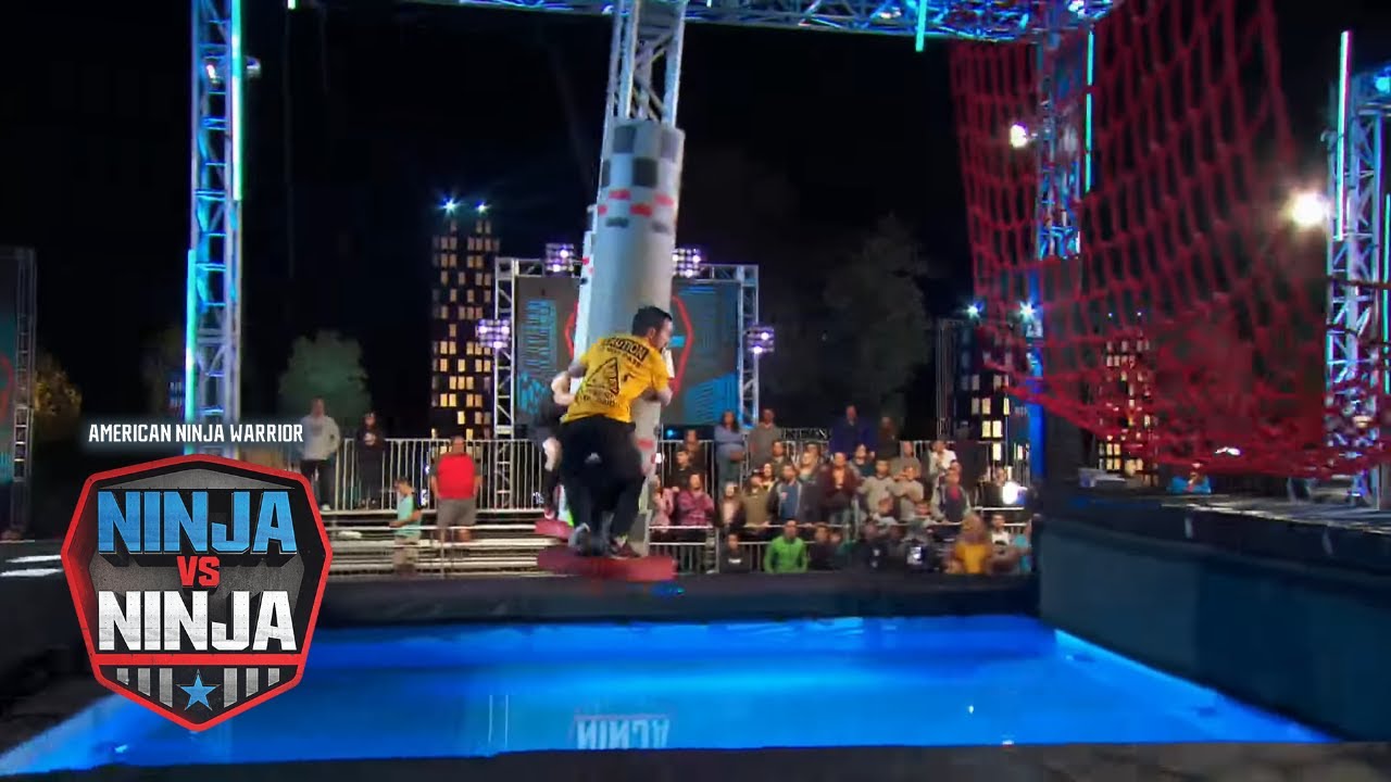 Dan Yager Vs. Mike Needham (S1 E11) | American Ninja Warrior: Ninja Vs ...