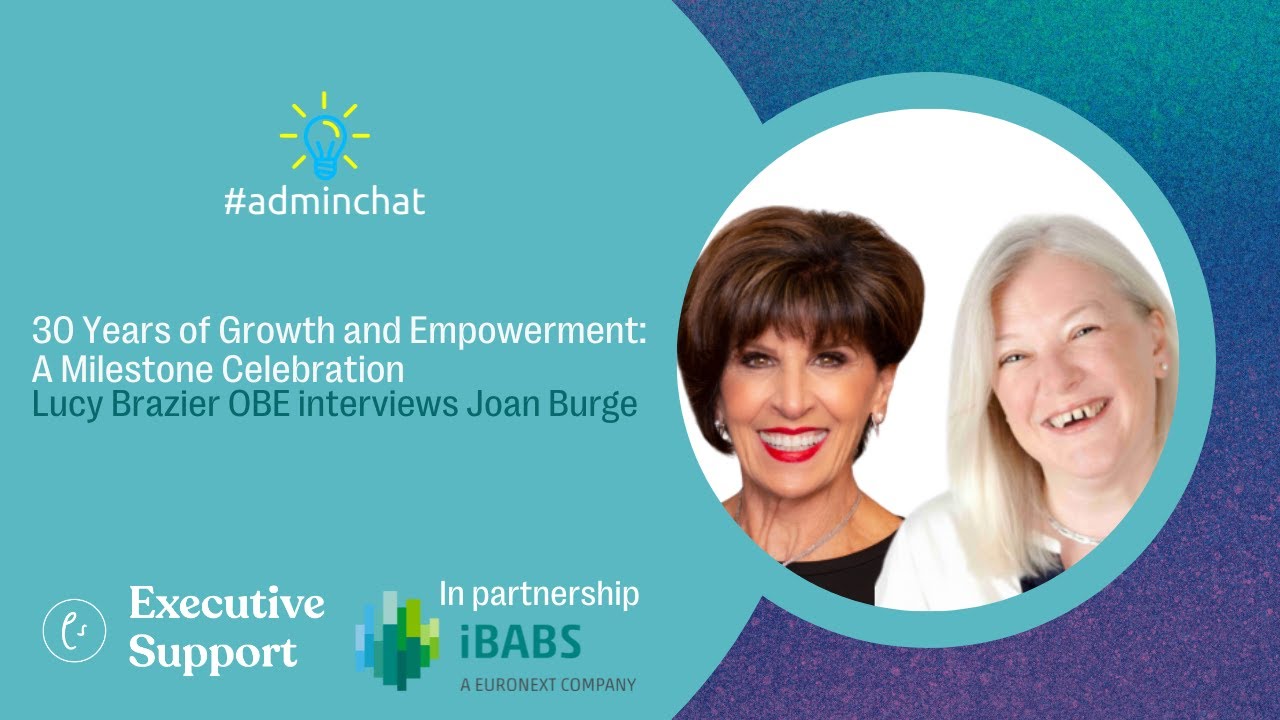 Lucy Brazier interviews Joan Burge - 30 Years of Growth and Empowerment ...