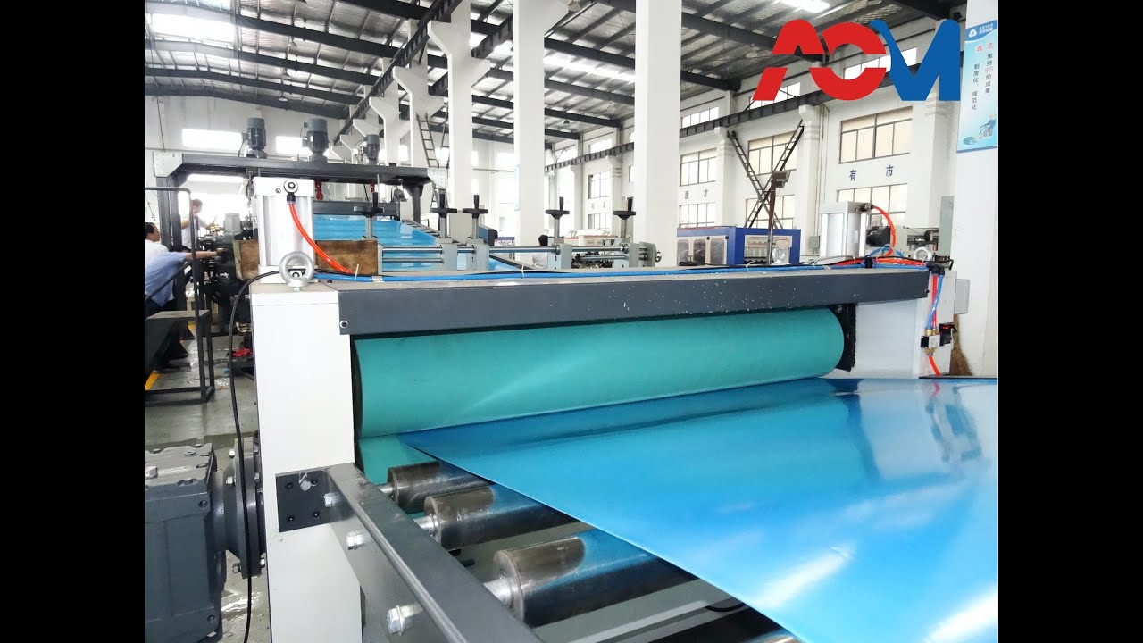 PP PS Sheet Extrusion Line - YouTube