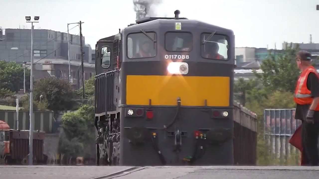 Irish Rail class 071 (088 New Livery) - Alexandra Road. - YouTube