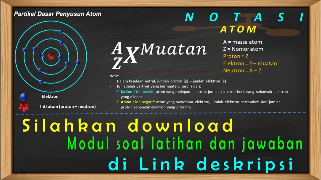Kelas X | notasi atom - YouTube