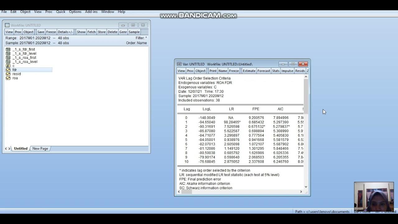 Tugas Ekonometrika VECM Eviews - YouTube
