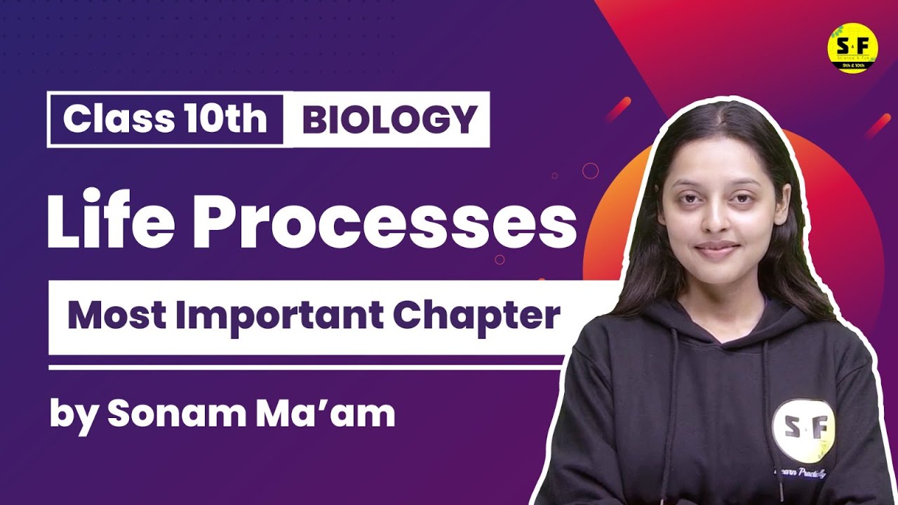 Class 10th Biology LIFE PROCESSES with Live example with Sonam Ma'am ...