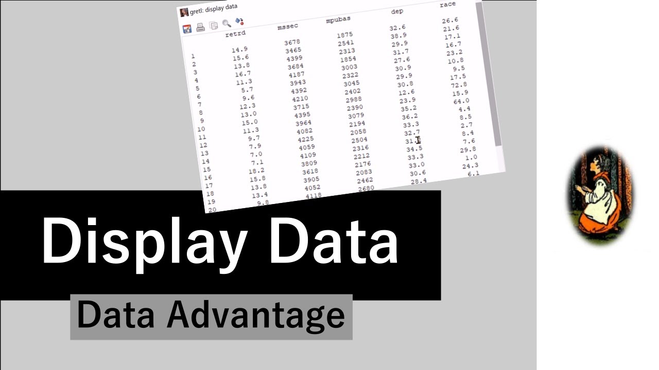View Data in Gretl - YouTube