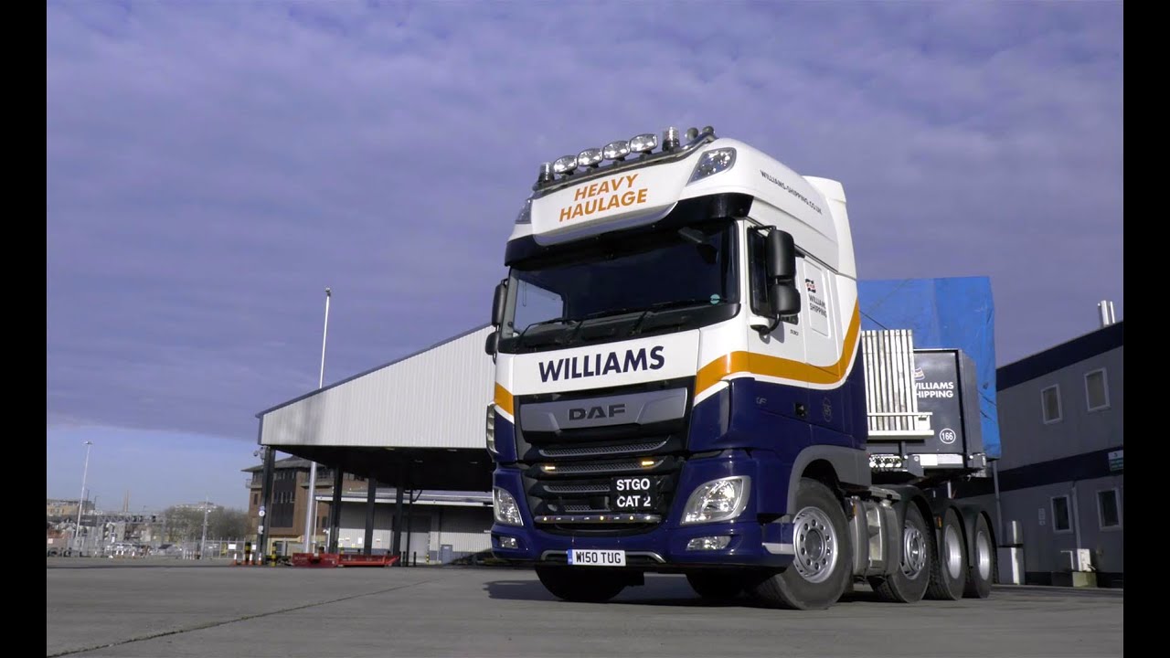 Williams Shipping talk about their heavy haulage operation - YouTube