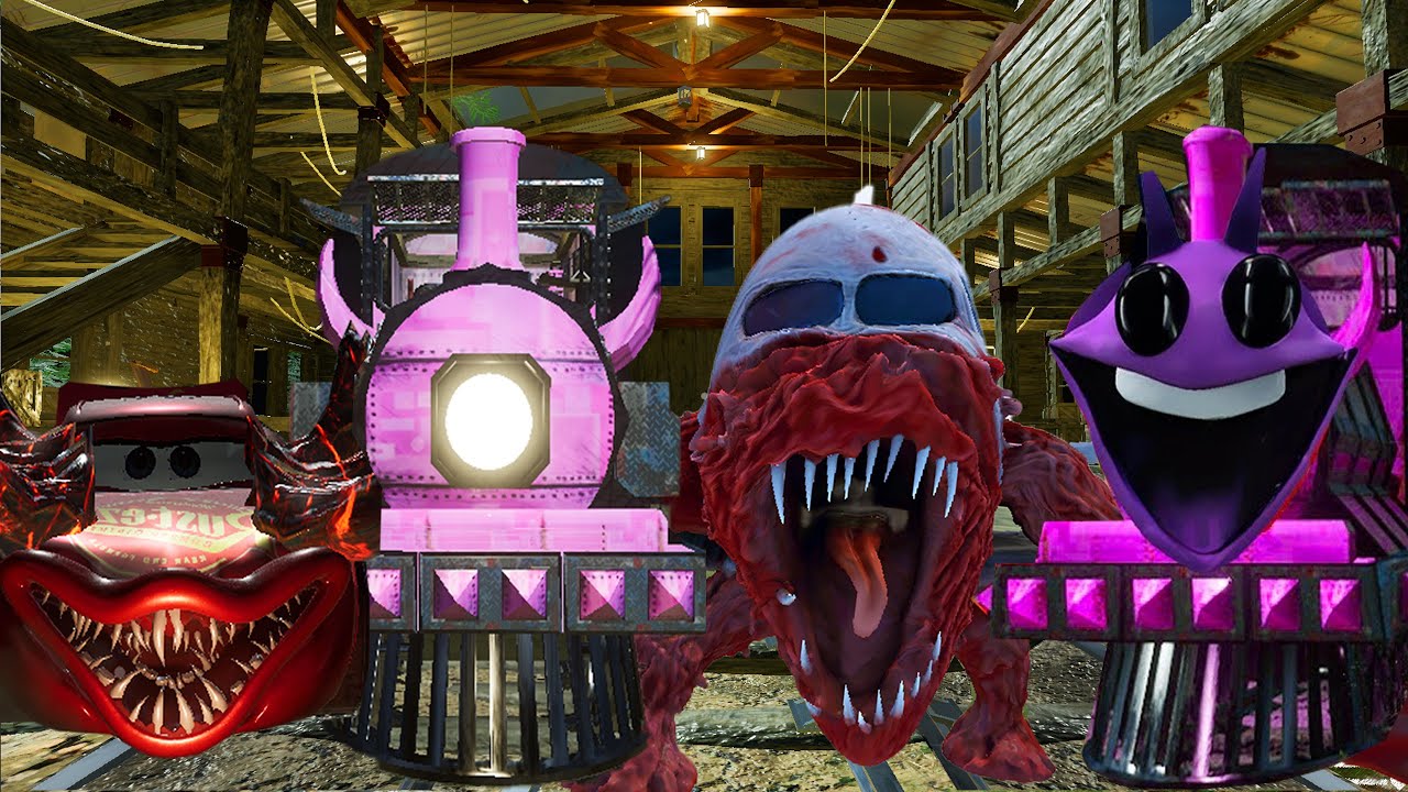 Amazing Upgrade RC LIGHTNING MCQUEEN, The Infected Sky, SCHOOL BUS CHOO ...