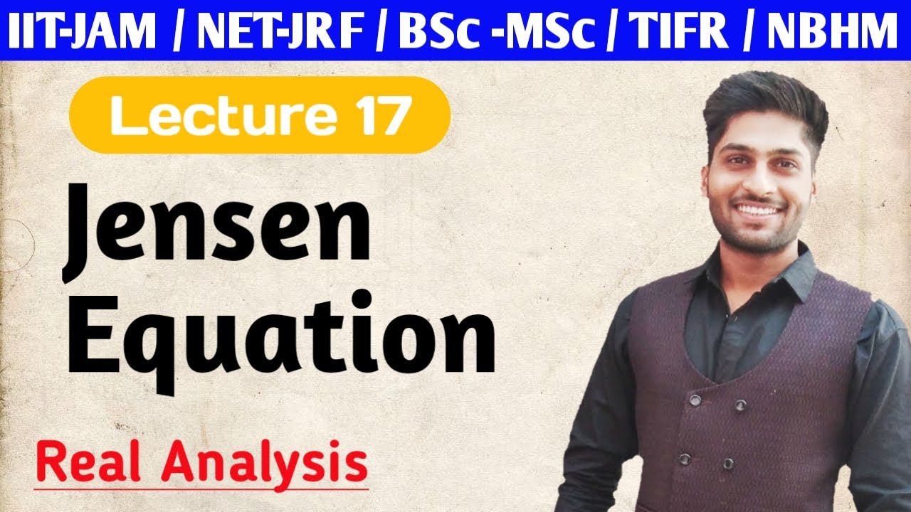 Jensen Equation || Continutiy || Real Analysis || Lecture 17 || - YouTube