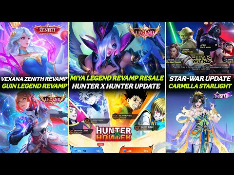 Miya Legend Revamp | Hunter x Hunter | Vexana Zenith & Guin Legend Revamp | Star War | Carmilla SL