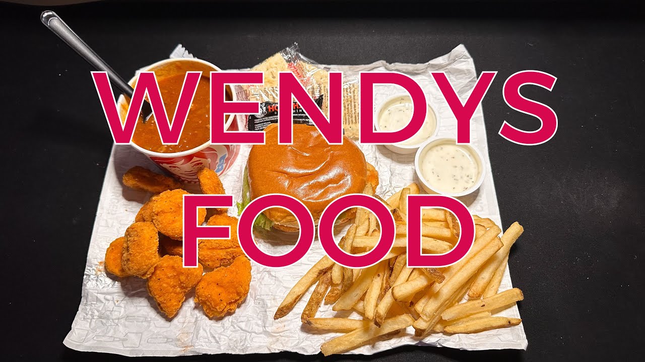 Wendy's ASMR MUKBANG | Rambling, Eating, Chewing, Mouth sounds. - YouTube