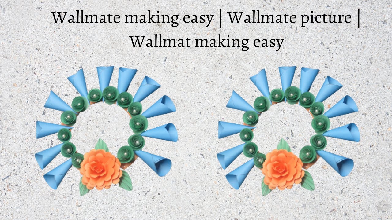 Wallmate making easy | Wallmate picture | Wallmat making easy - YouTube