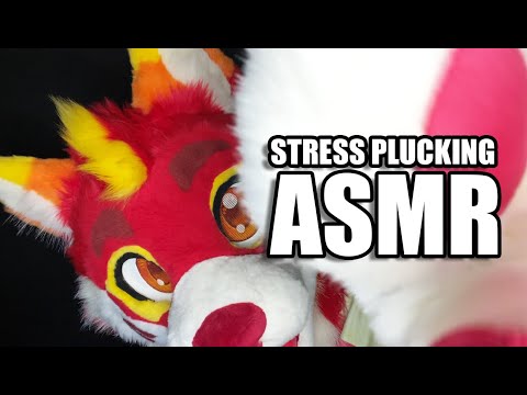 ASMR ∣ Fursuit Stress Plucking/ Removal to Help You Relax ️ (Layered ...