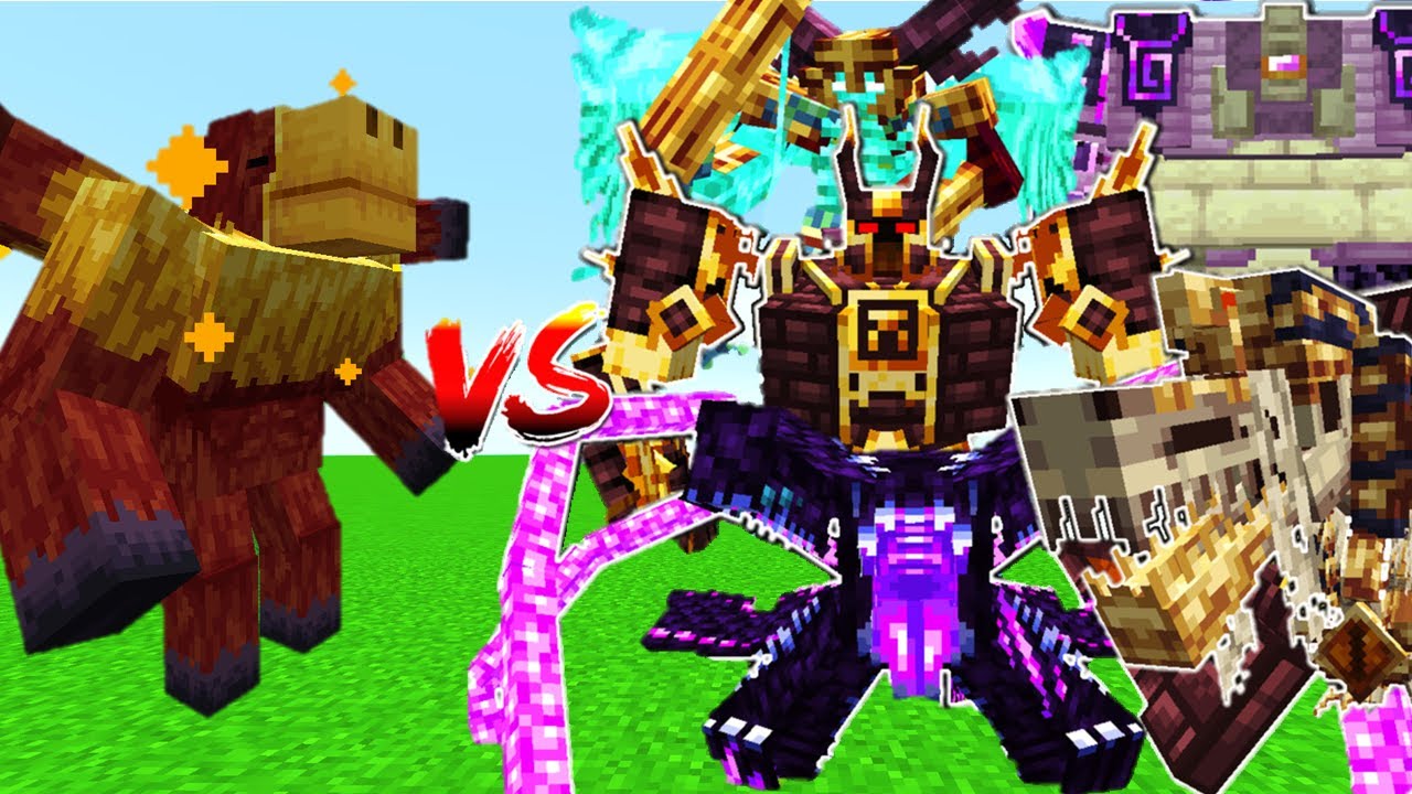 SUPER SNIFFER *TERRAMITY VS L_ENDER'S CATACLYSM BOSSES - MINECRAFT MOB ...