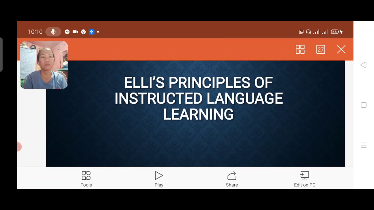 ELLI'S PRINCIPLES OF INSTRUCTED Language Learning - YouTube
