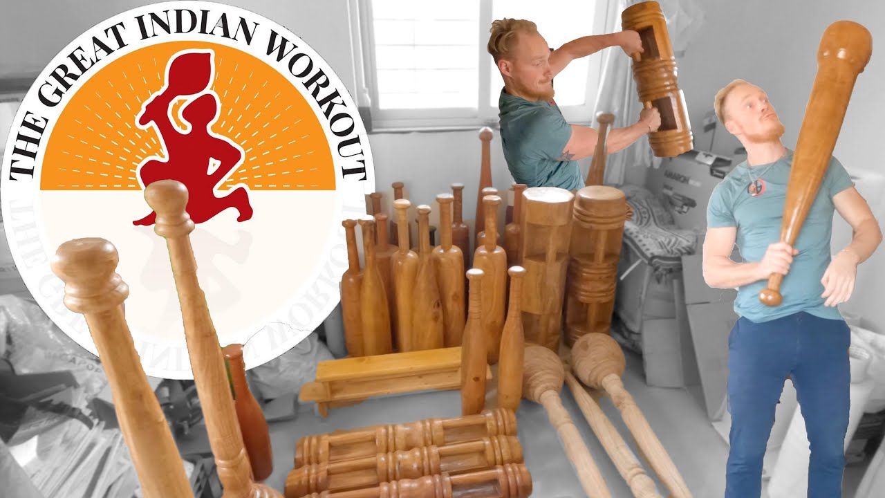 The Great Indian Workout | Gada | Steel Mace | Indian Clubs - YouTube