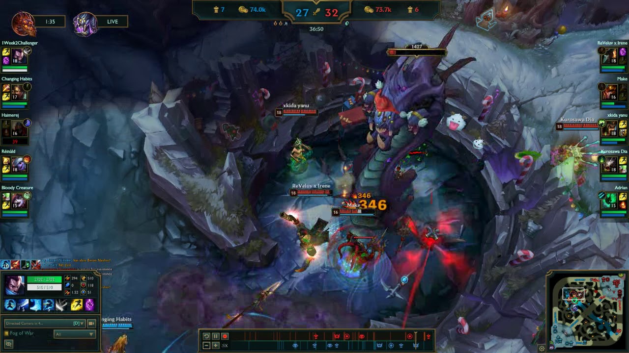 INSANE NIDALEE RUNIC ECHO BARON STEAL - YouTube