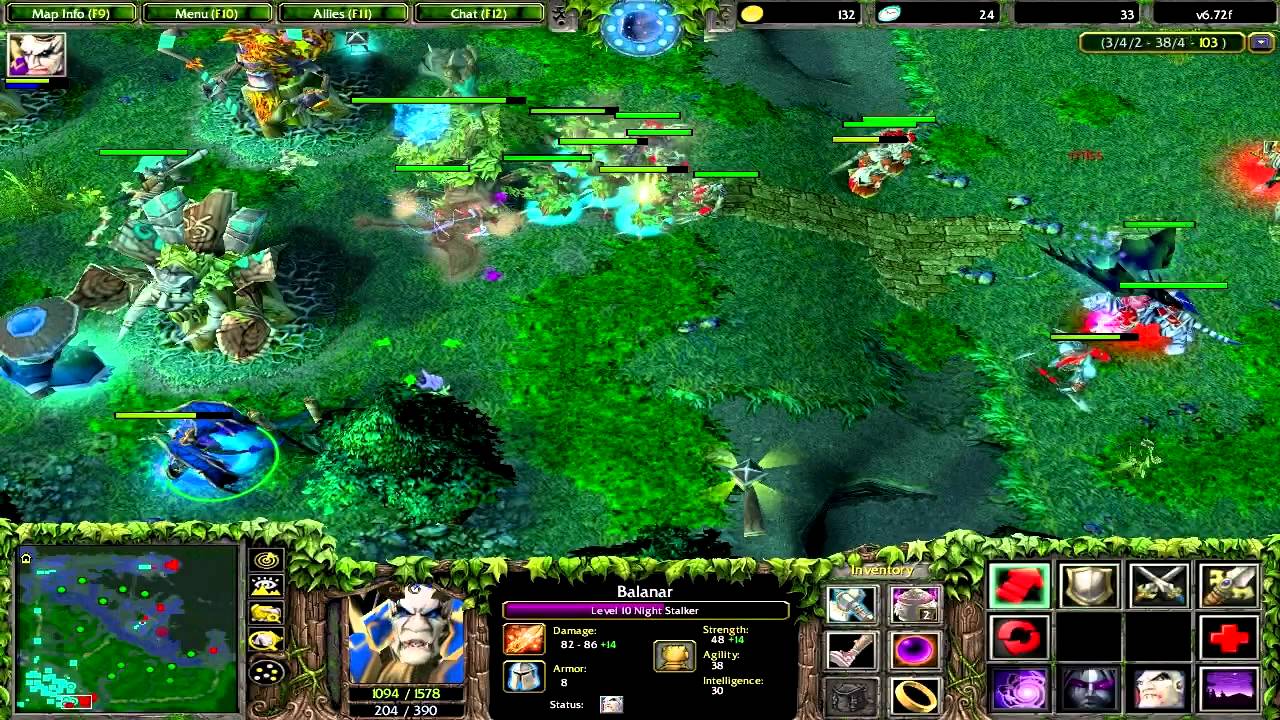 Lets Play DotA Match: Balanar Gameplay - YouTube