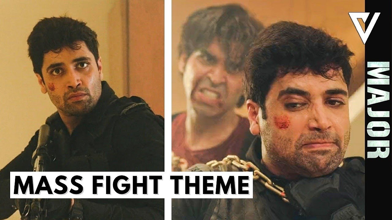 Major - Mass Fight Theme (BGM) | Adivi Sesh | Saiee Manjrekar | Sobhita ...