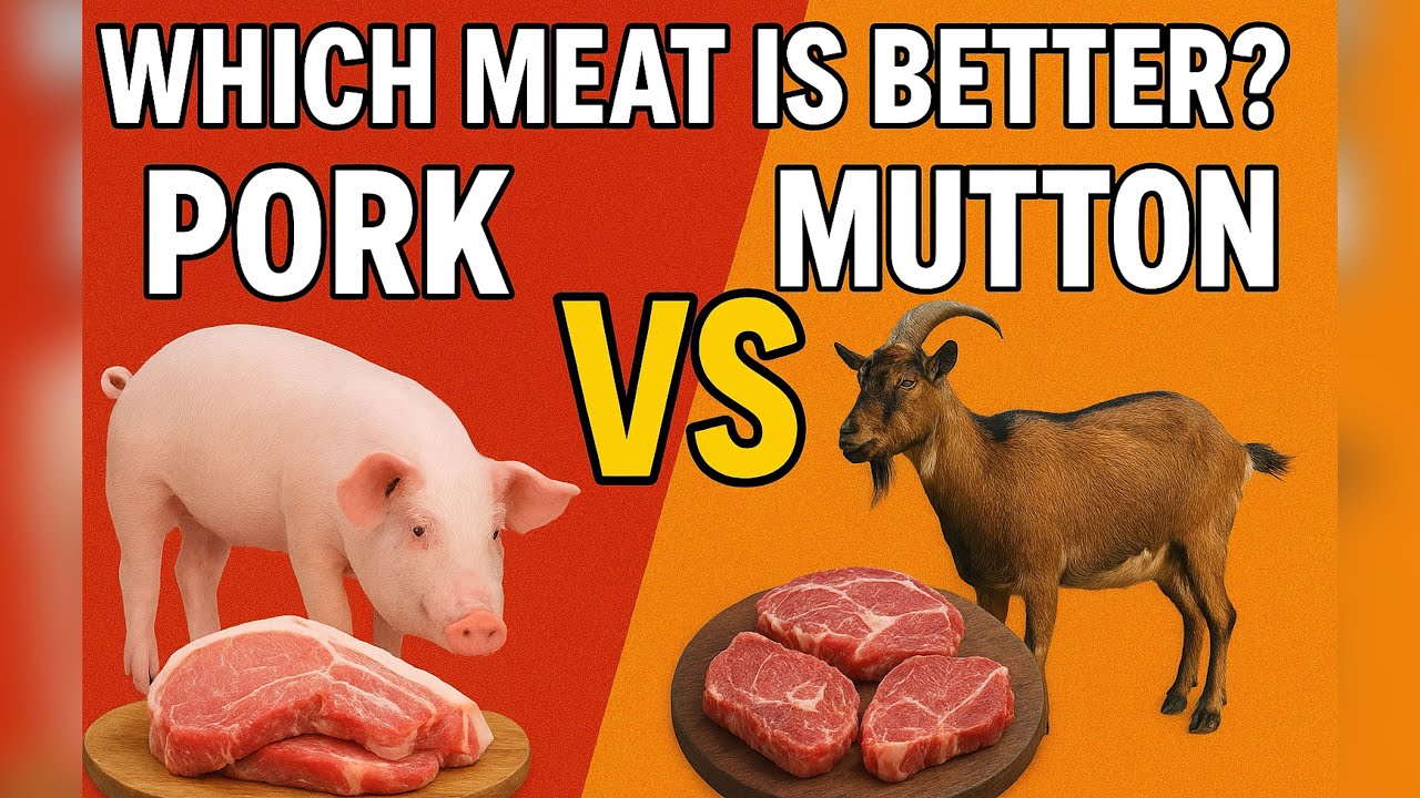 Which meat 🥩 is Better? PORK VS MUTTON 🐷🐐 - YouTube