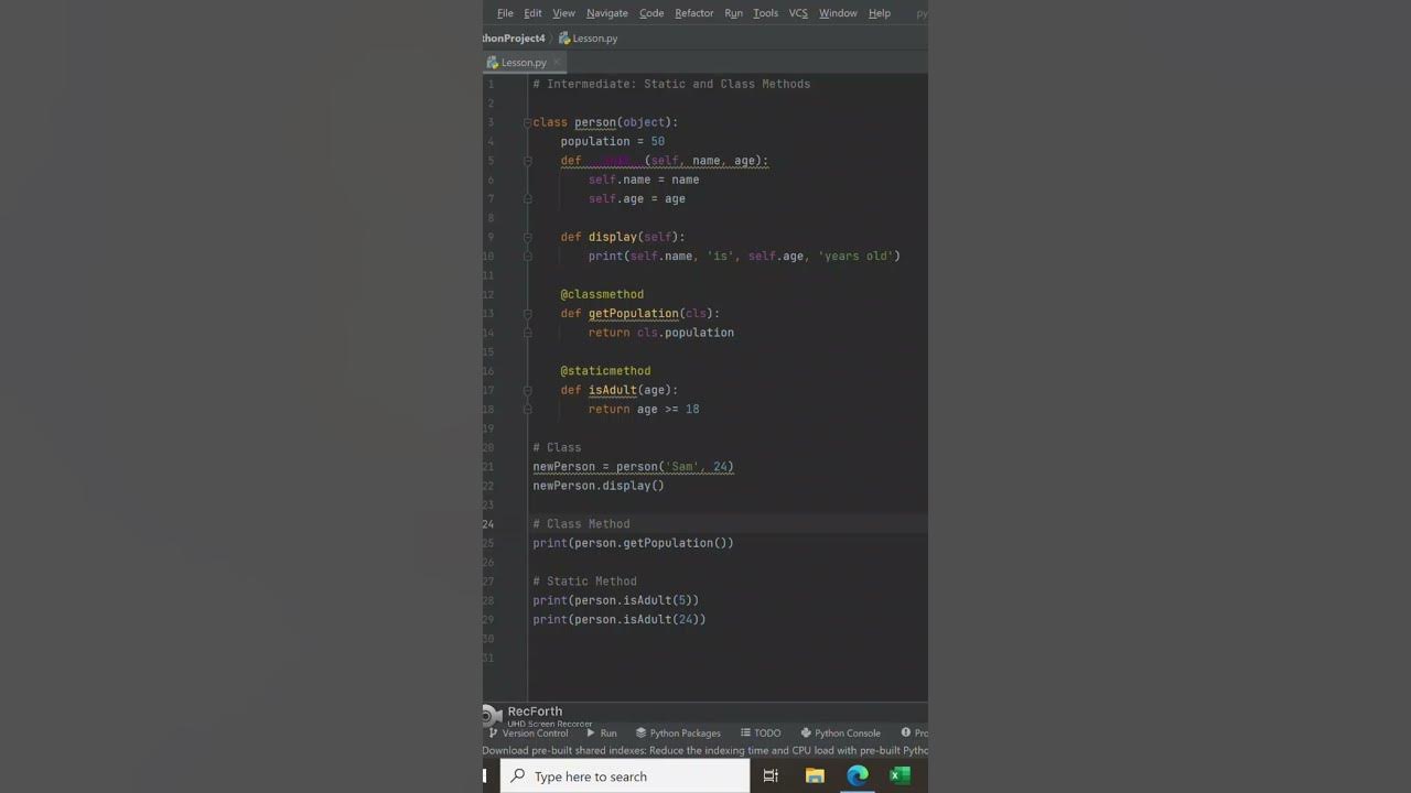 Python Class Methods Pythonforbeginners Pythonprogramming Pythontutorial Programming Python 3814